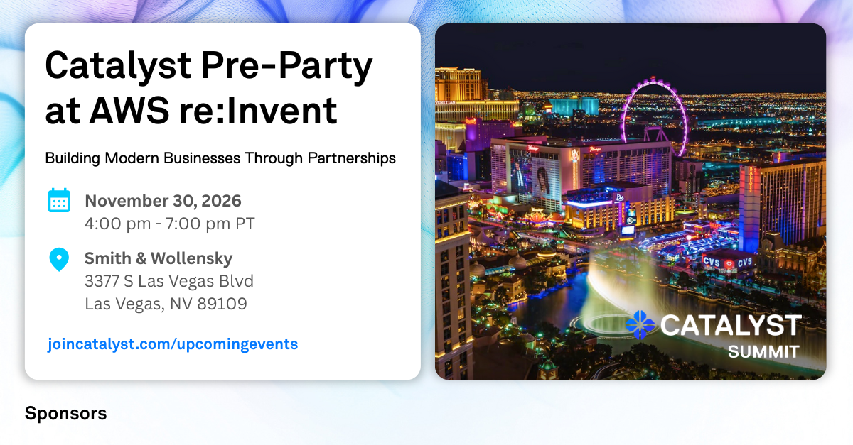 Catalyst Pre-Party at AWS re:Invent